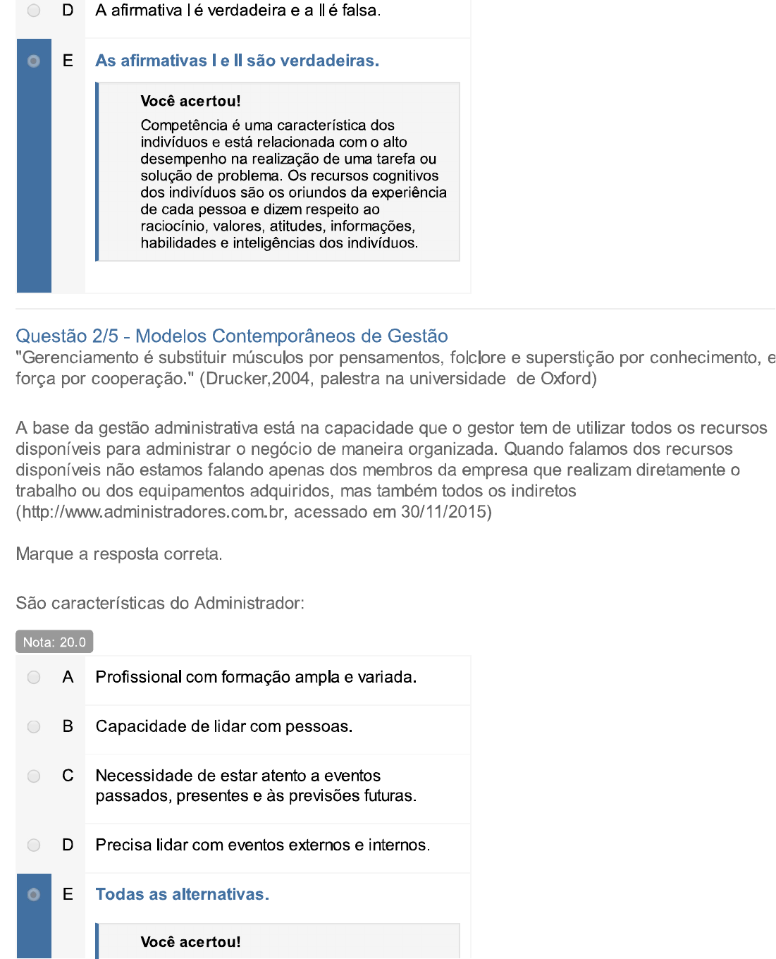 MODELOS CONTEMPORANEOS DE GESTÃO APOL 2 NOTA 100 - Administração MODELOS CONTEMPORANEOS DE GESTÃO APOL 2 NOTA 100 - Administração