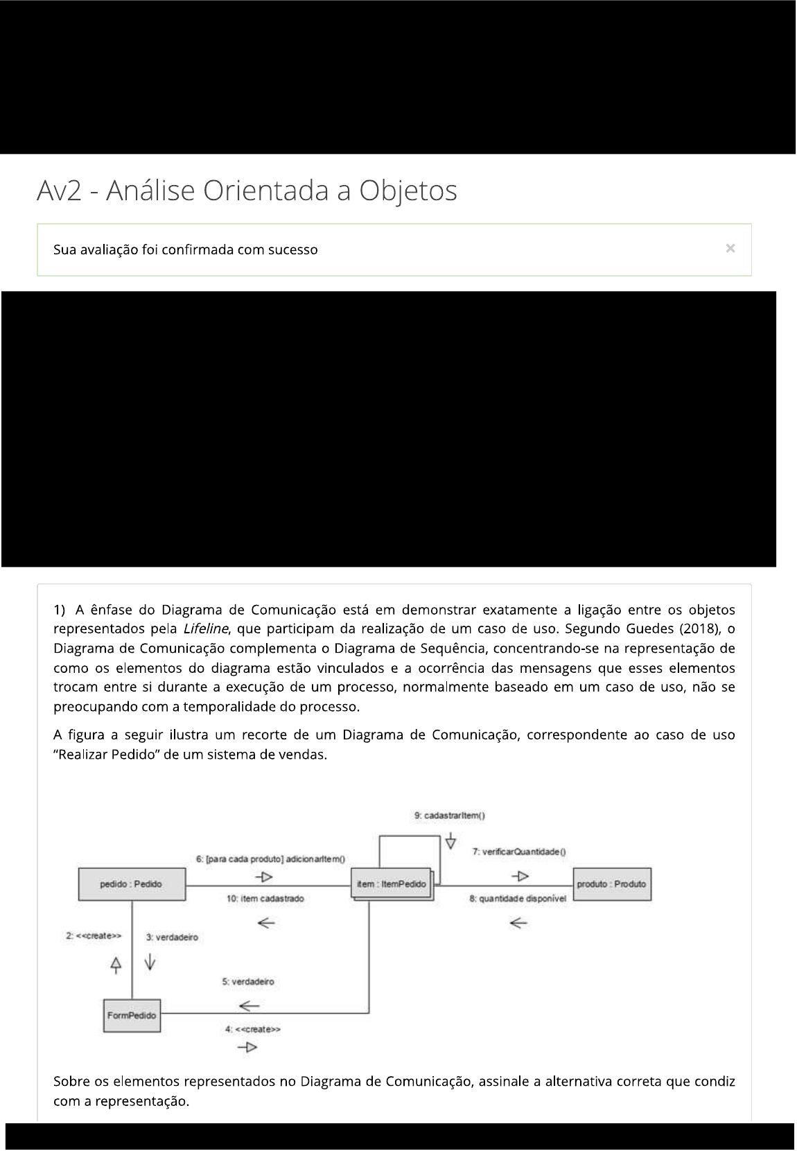 Av2 - Análise Orientada a Objetos - Análise Orientada A Objetos Av2 - Análise Orientada a Objetos - Análise Orientada A Objetos