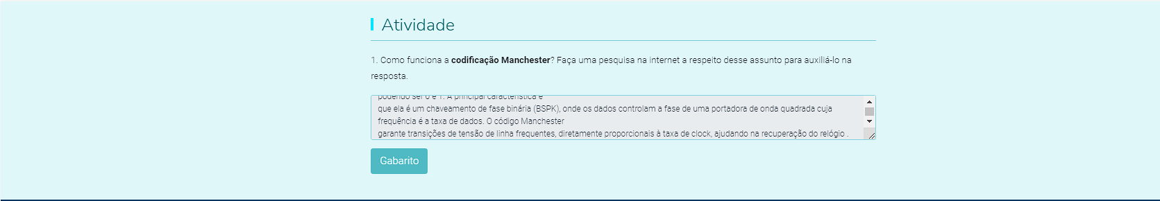 Codificação Manchester - Redes de Computadores e Comunicação de Dados