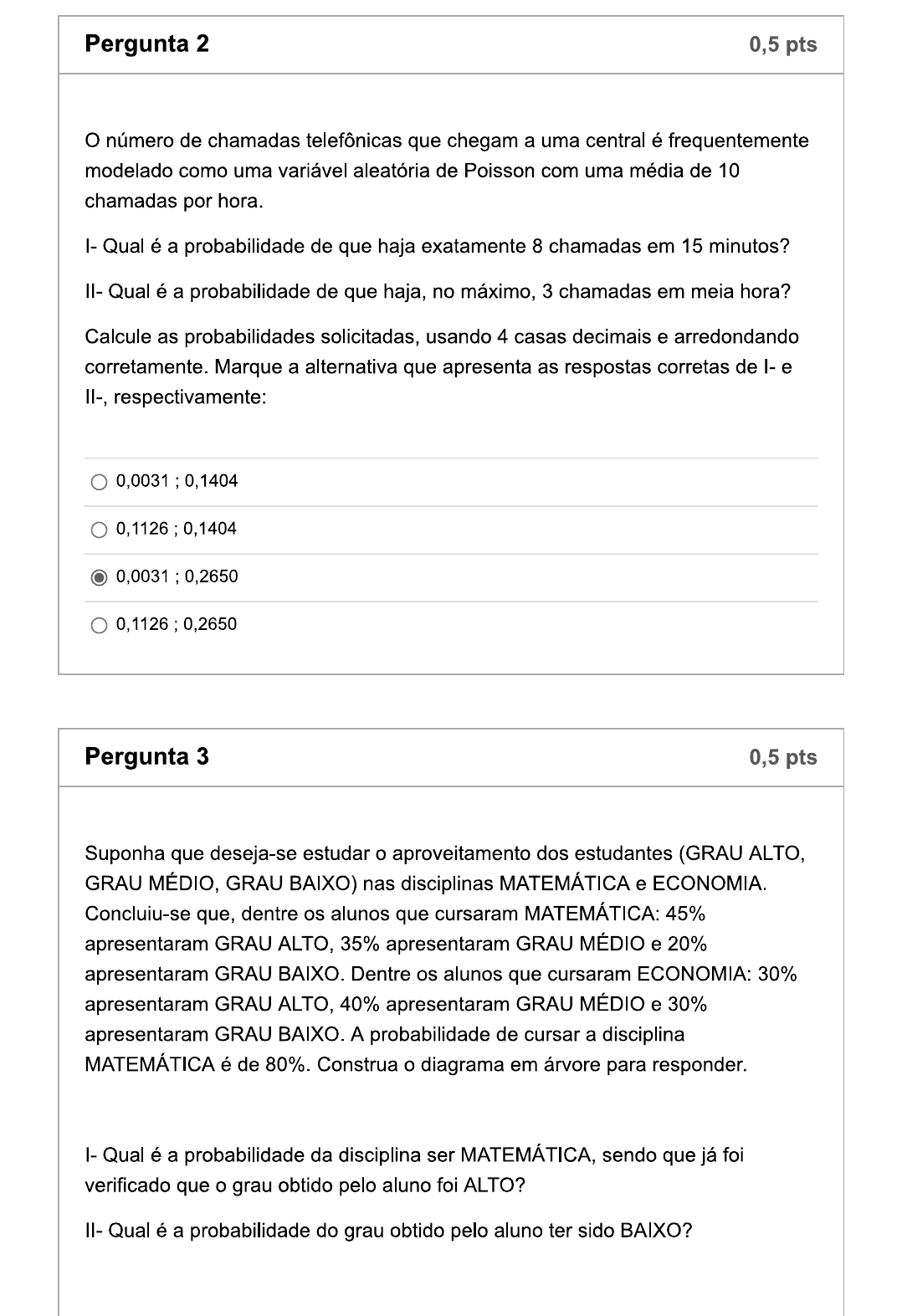 Atividade avaliativa 2 3,5 - Estatística I Atividade avaliativa 2 3,5 - Estatística I