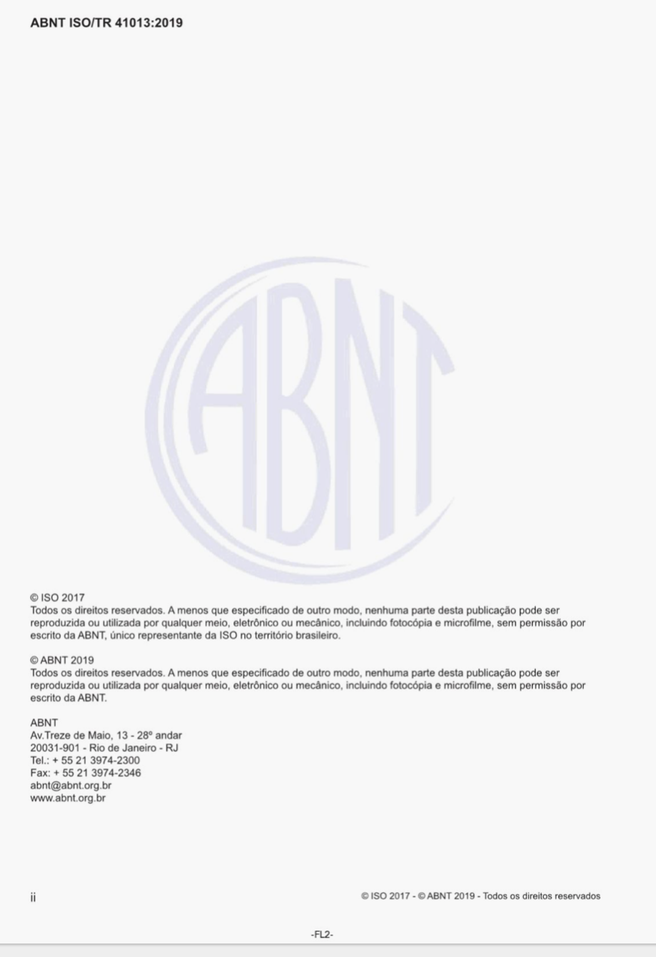 ISO 41013 de 10 2019 - TR Facility management Escopo, conceitos-chave e ...