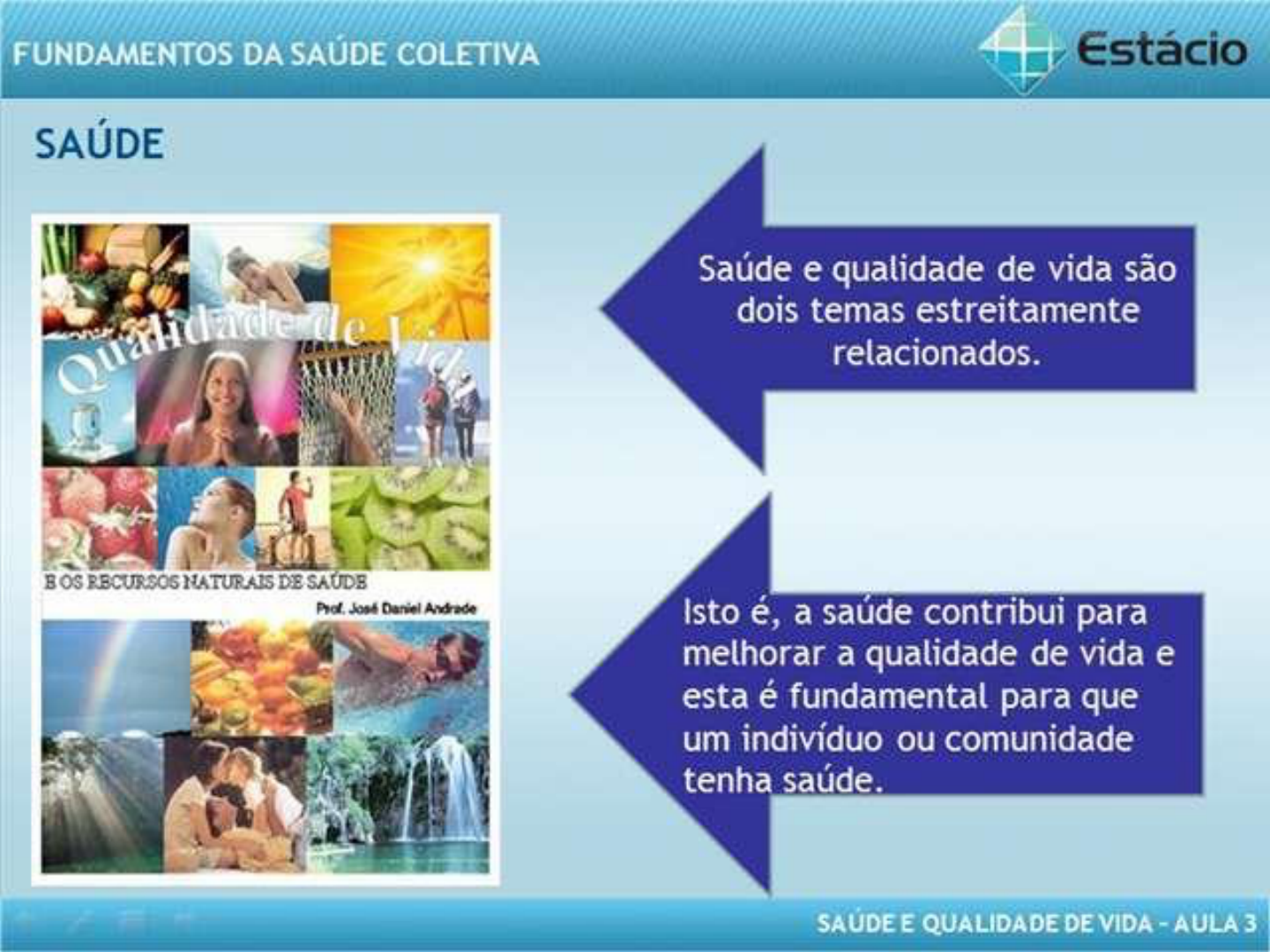 Aula 3 Saude E Qualidade De Vida Fundamentos Da Saúde Coletiva