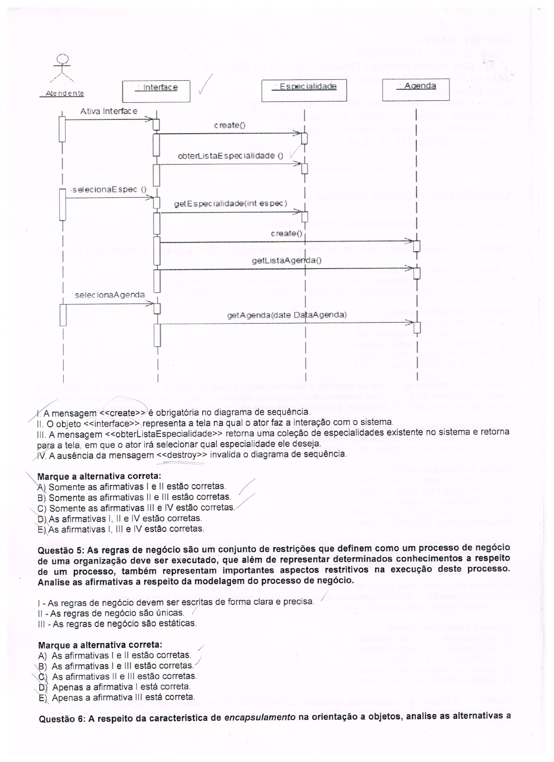 prova análise de sistemas orientada a objetos - Análise de Sistemas ... prova análise de sistemas orientada a objetos - Análise de Sistemas ...