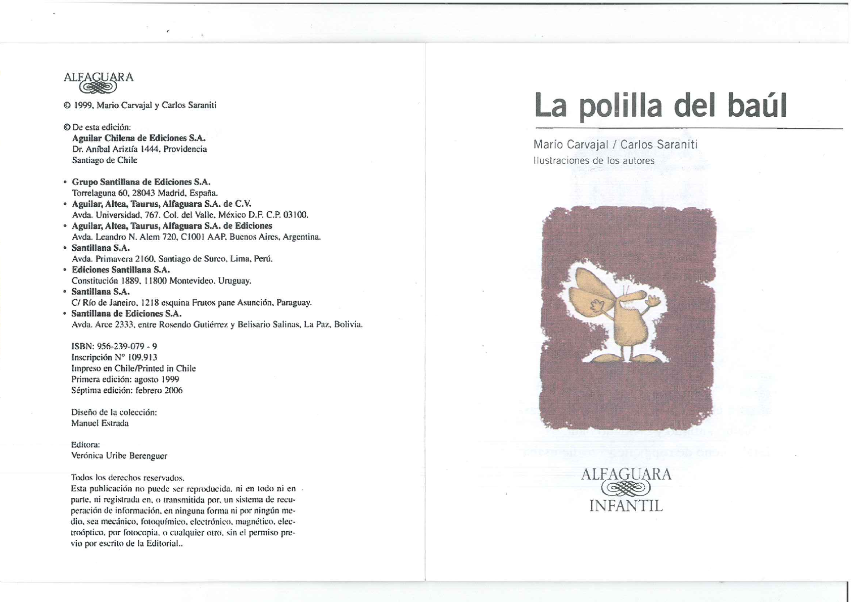 La polilla del baul - Literatura