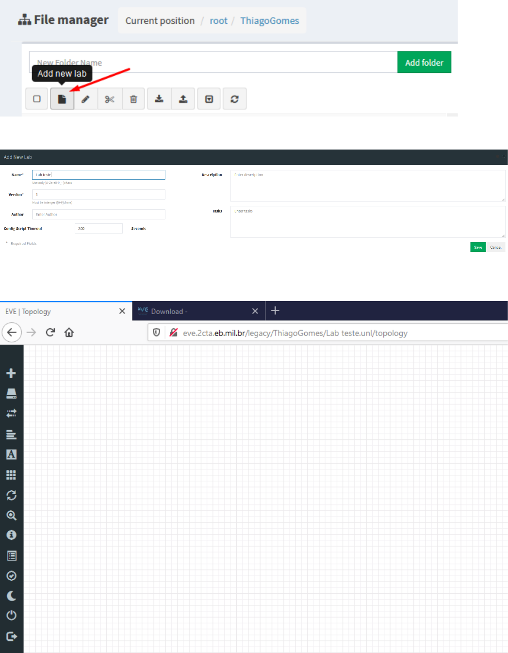 01 - Tutorial de uso do servidor EVE - Cloud Computing