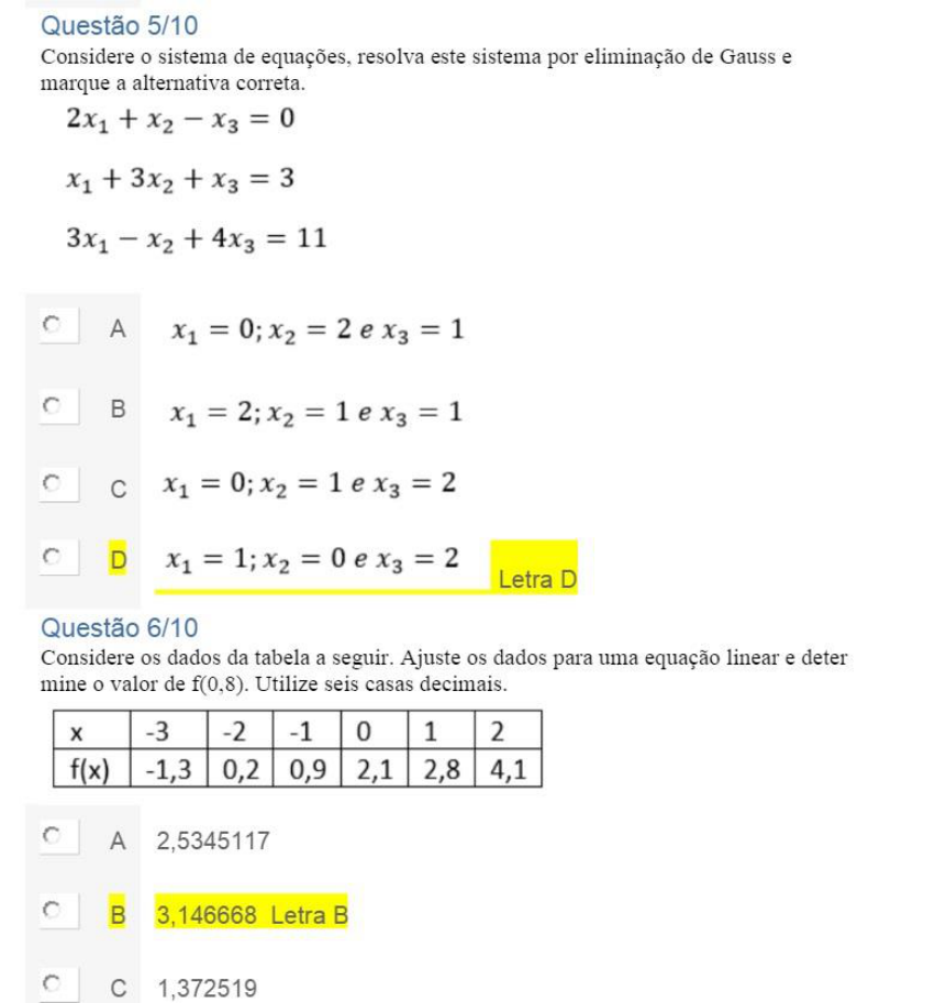 Métodos Numéricos Aplicados Atividade Pratica - Métodos Numéricos Aplicados