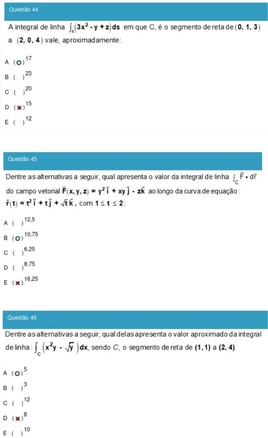 Prova Calculo Diferencial E Integral Iii 2021 Cálculo Iii