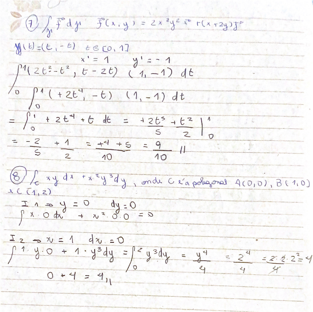 Integral de linha de campo vetorial - Cálculo III Integral de linha de campo vetorial - Cálculo III