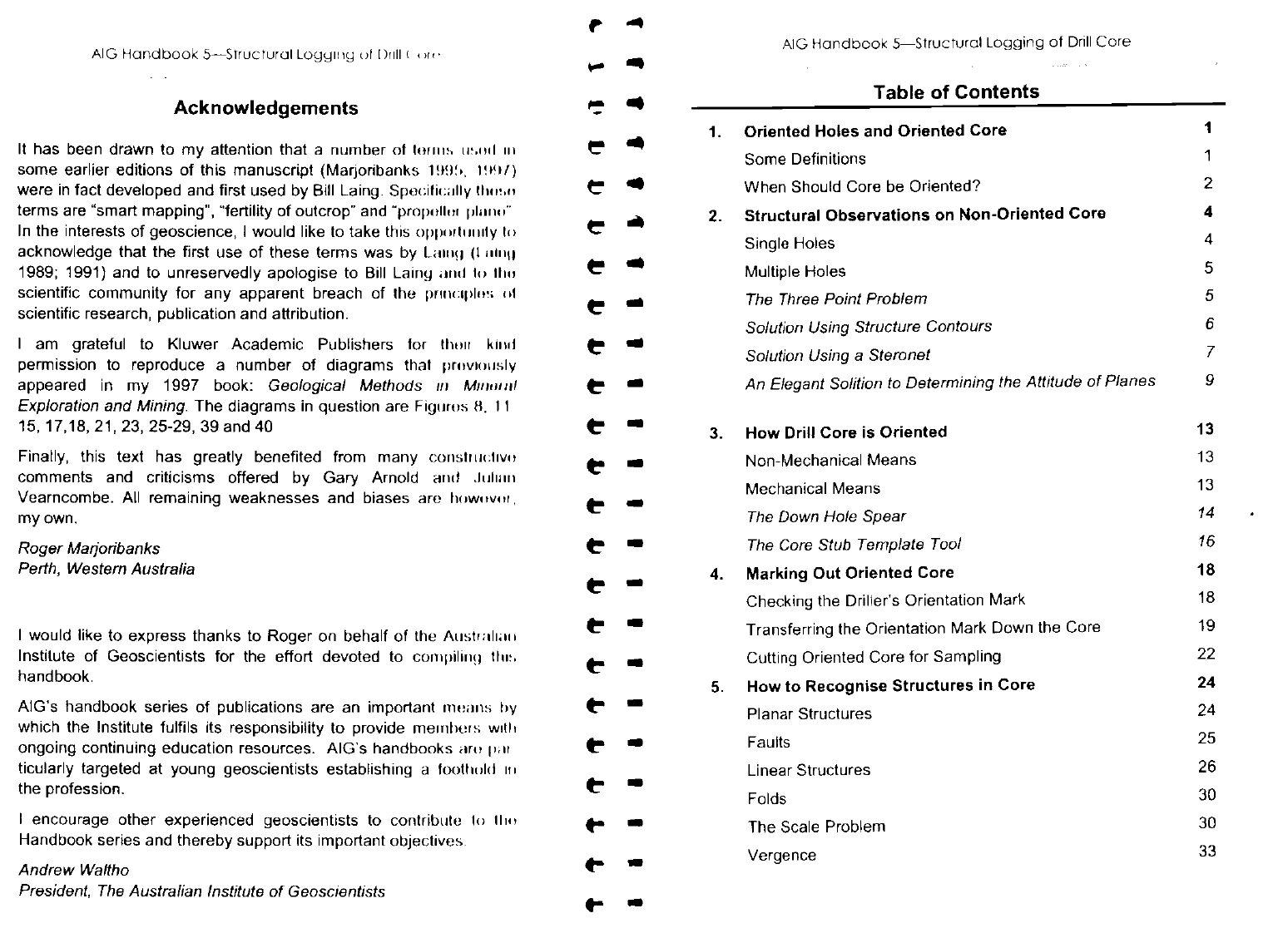 Estrutural - Structural Logging of Drill Core - Geologia Estrutural