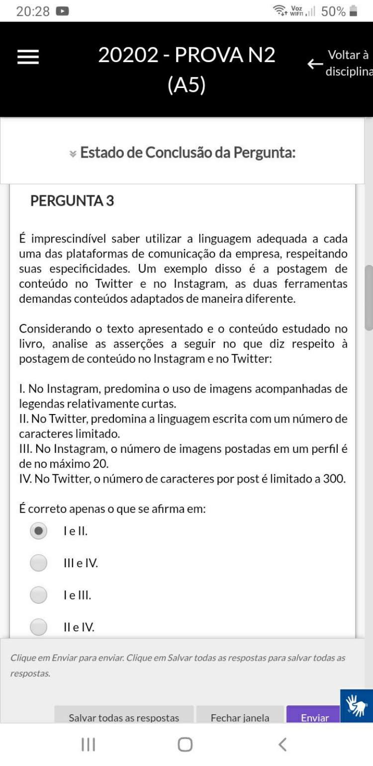 ProvaN2 Comunicação - Comunicação