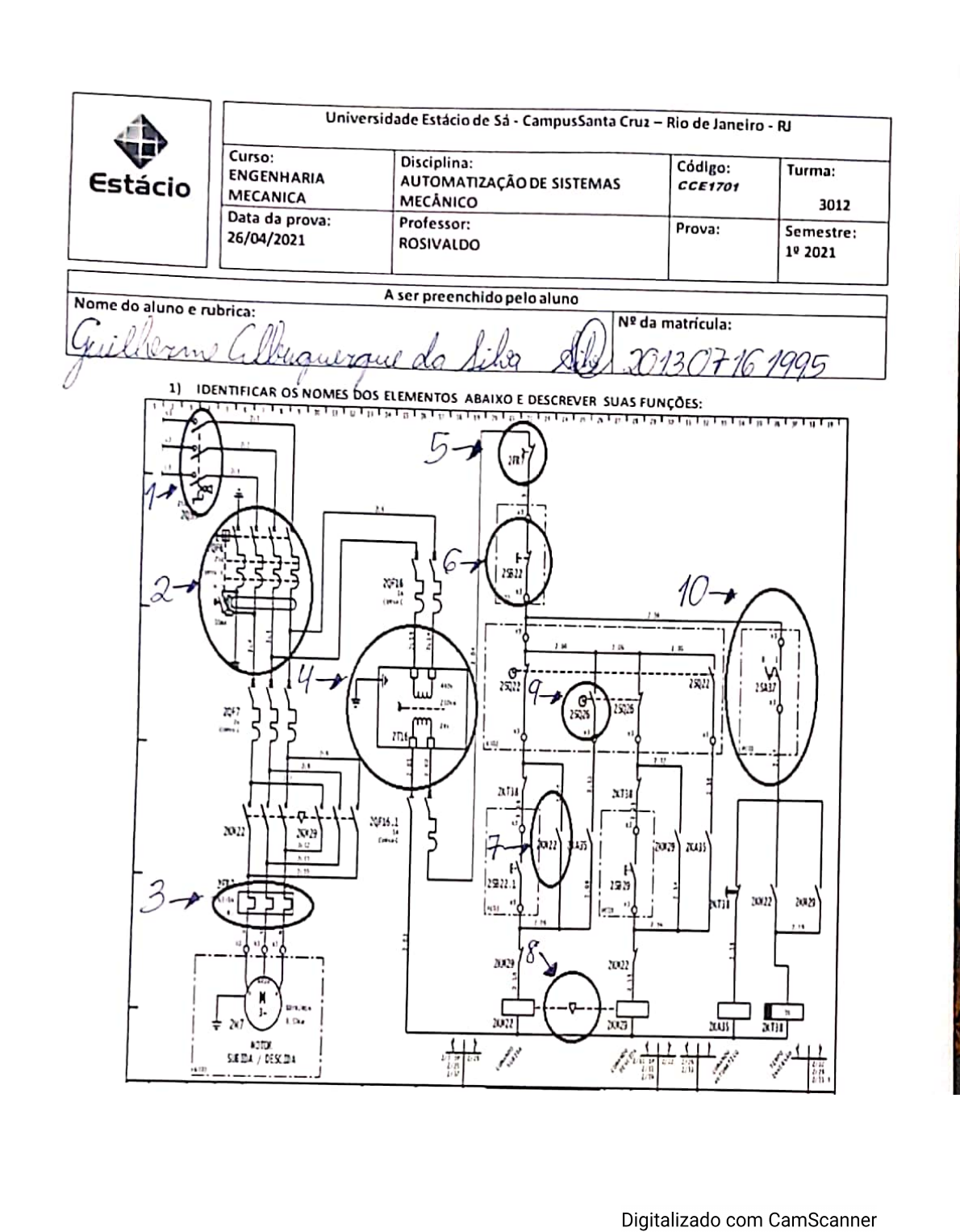 AV1 Automatização de sistemas mecânicos Estácio - Automatização de ... AV1 Automatização de sistemas mecânicos Estácio - Automatização de ...