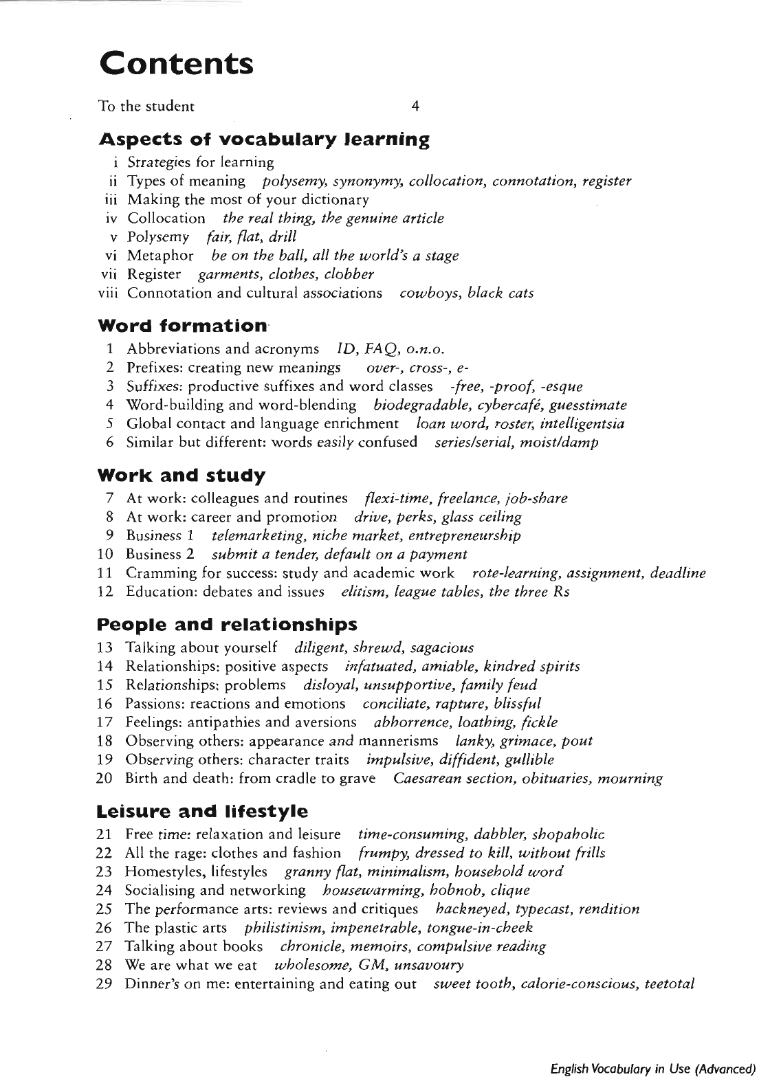 English Vocabulary in Use - Advanced - Student 39 s book - Inglês