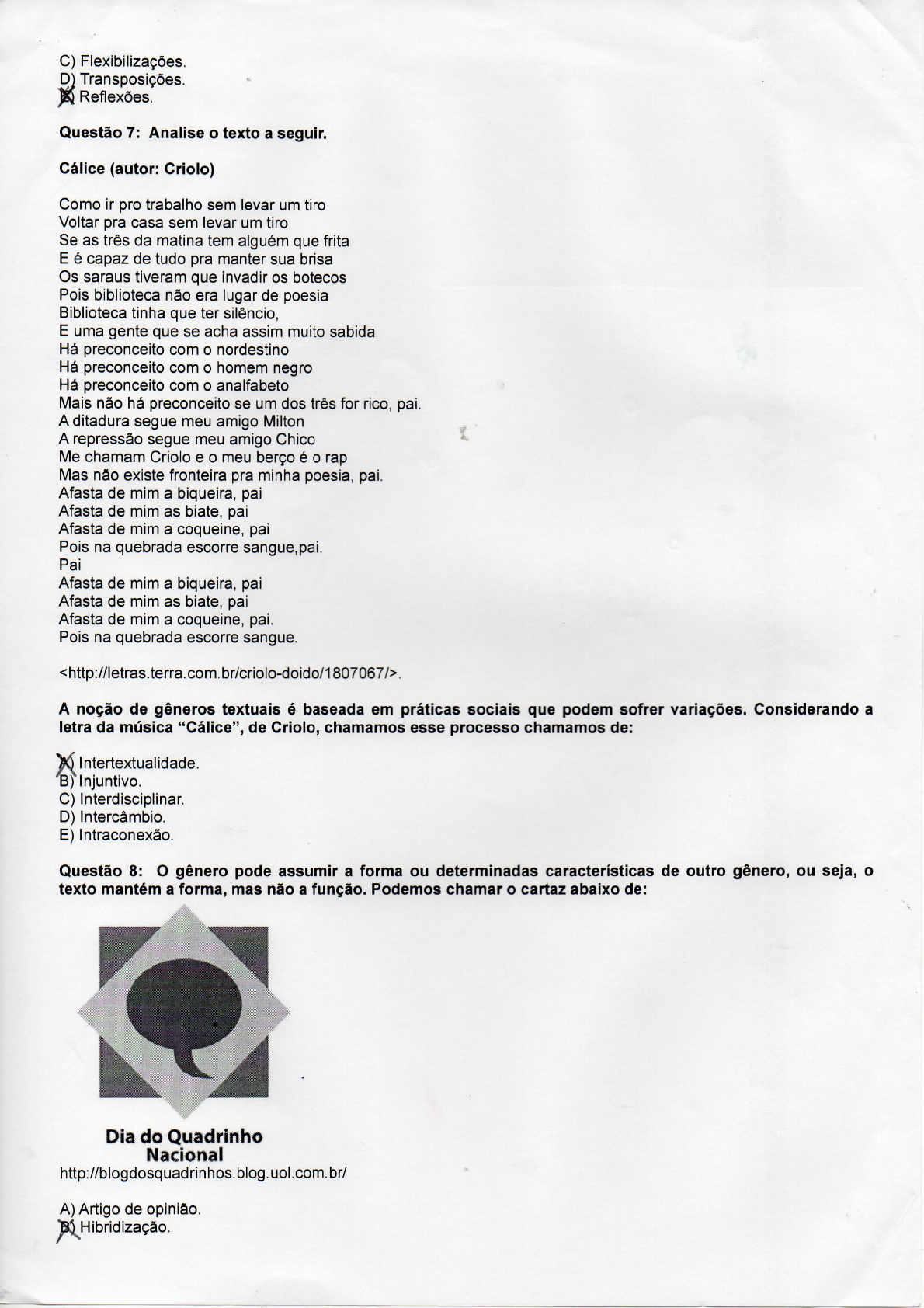 Prova generos textuais 2018 com GABARITO - Gêneros Textuais Prova generos textuais 2018 com GABARITO - Gêneros Textuais