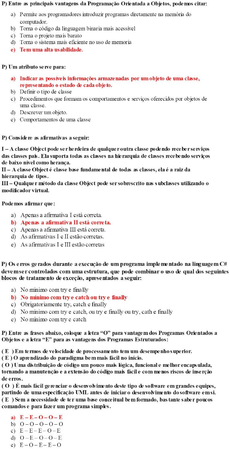 Compilado Programação Orientada A Objetos Analise E Poo