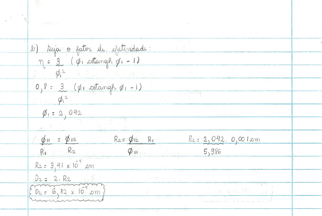 Catalizadores esféricos (módulo de thiele) - Cinética e Reatores