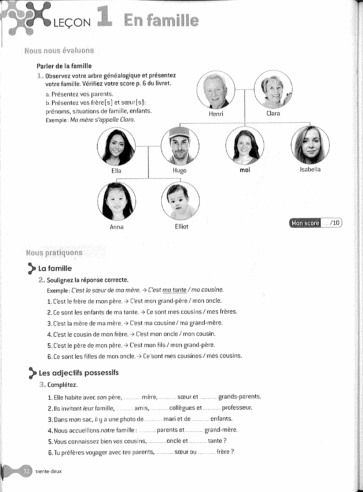 COSMOPOLITE A1 - EXERCICIO - Francês I