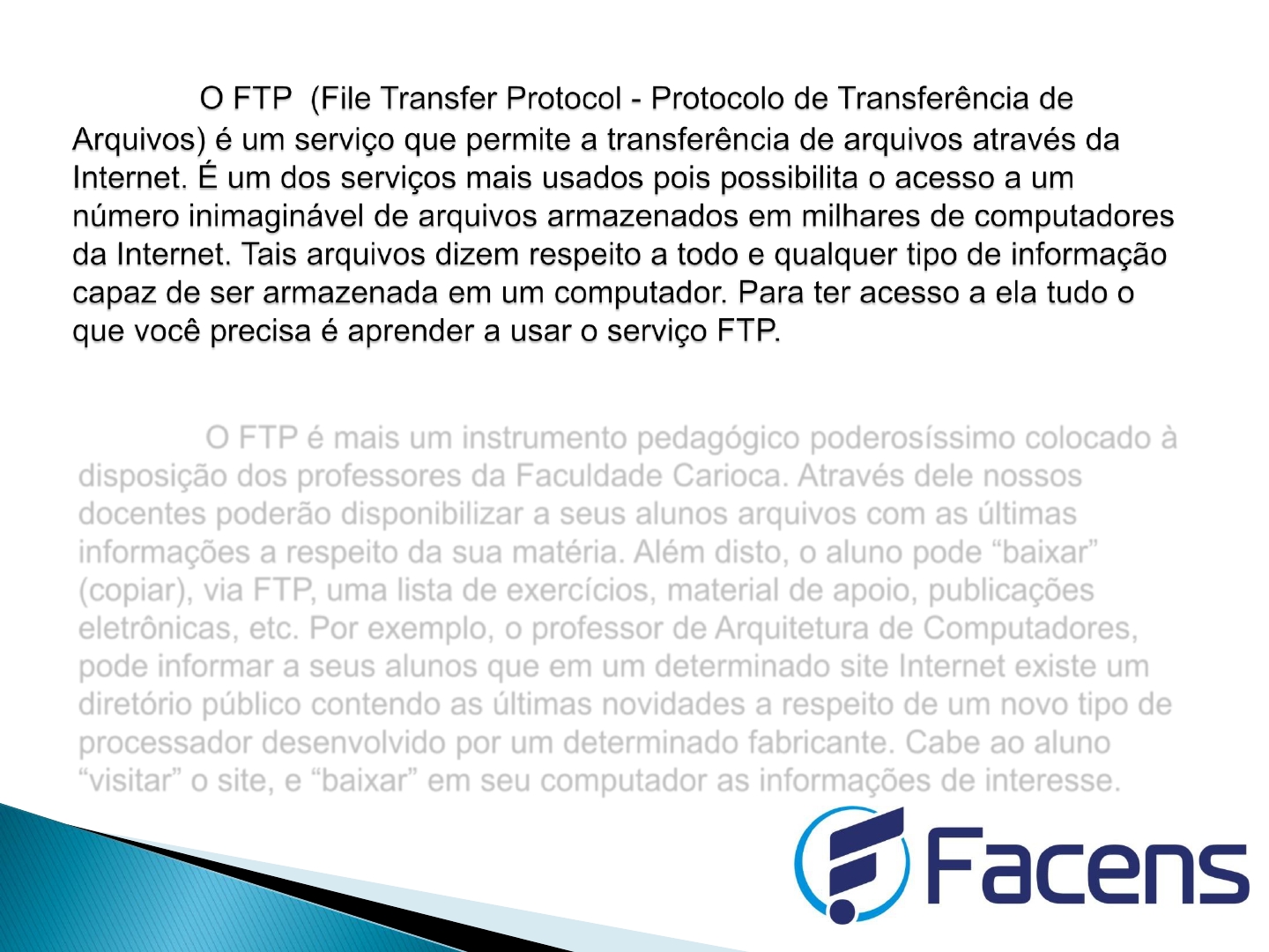 Modelo OSI - FTP - Sistemas Digitais Lab