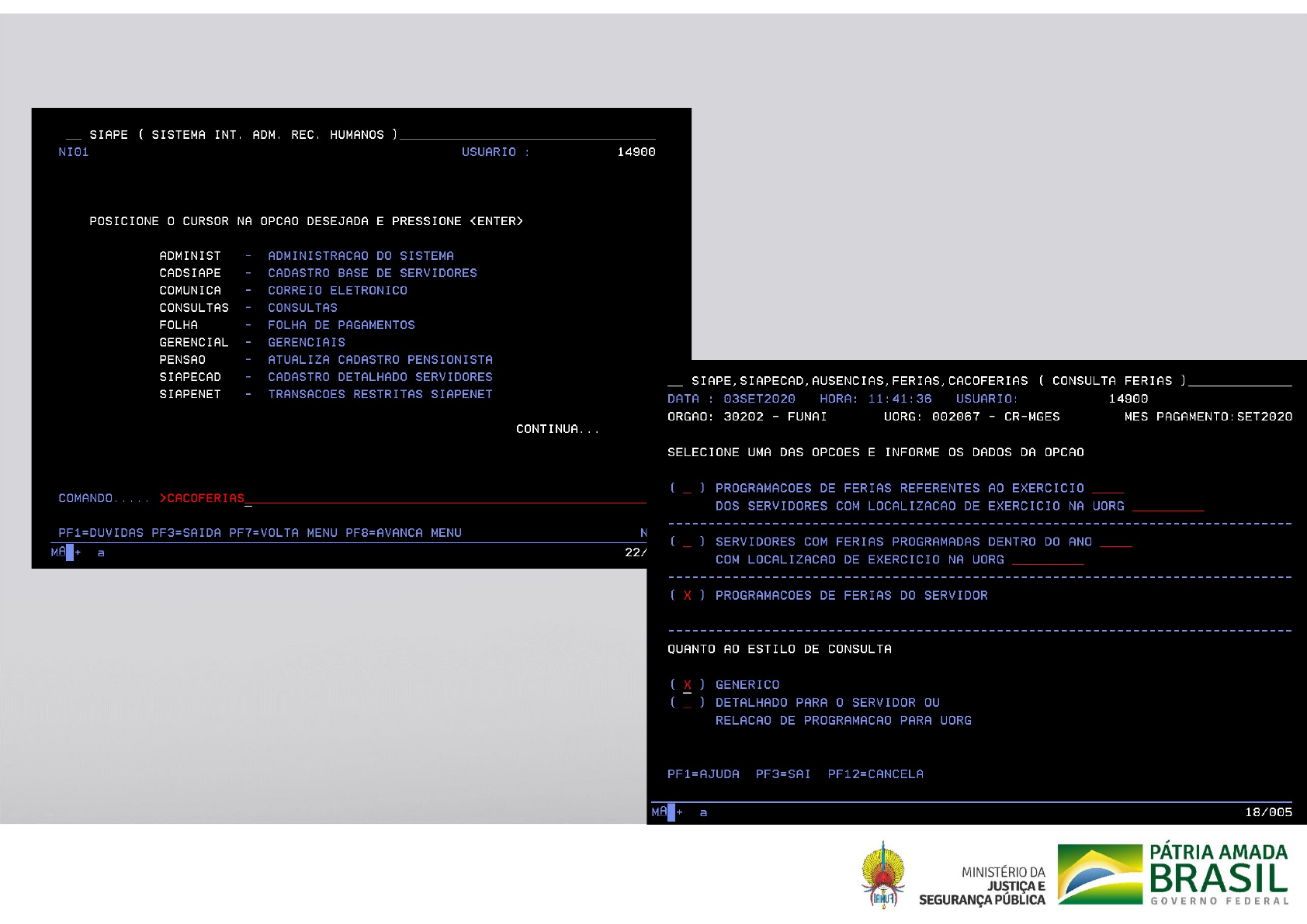 Manual Básico do SIAPE - Administração