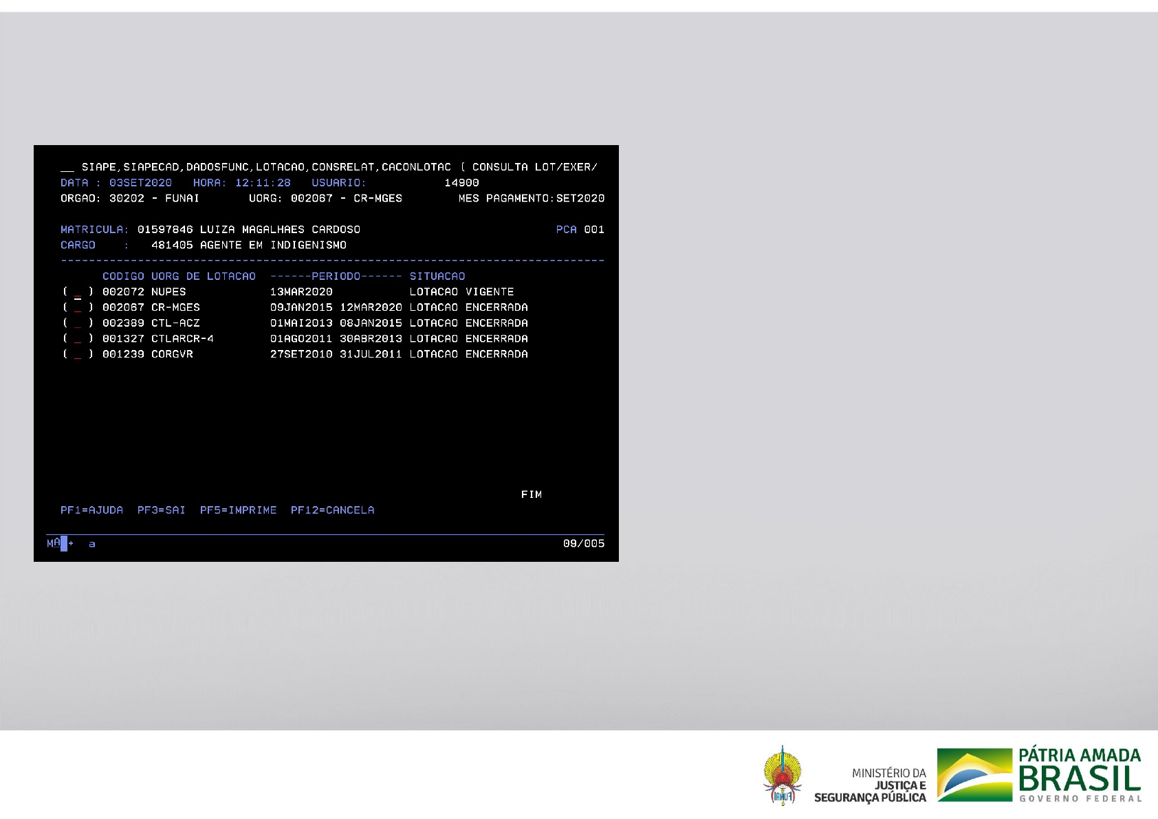 Manual Básico do SIAPE - Administração