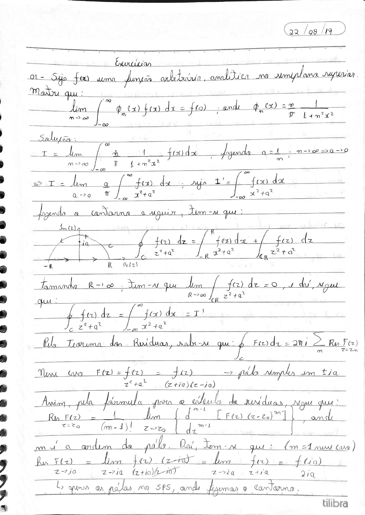 Exercícios resolvidos Butkov-distribuições - Física Matemática