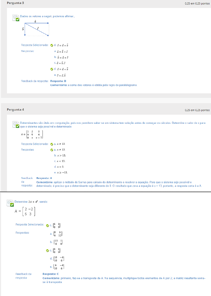 MATEMÁTICA PARA COMPUTAÇÃO QUESTIONÁRIO UNIDADE III - Fundamentos de ...