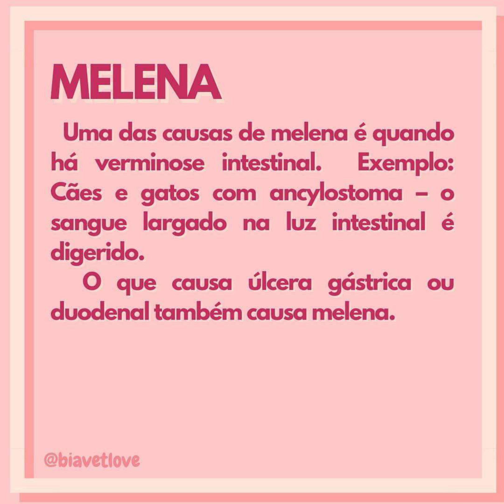 Diferença entre hematoquezia e melena - Patologia - Patologia I