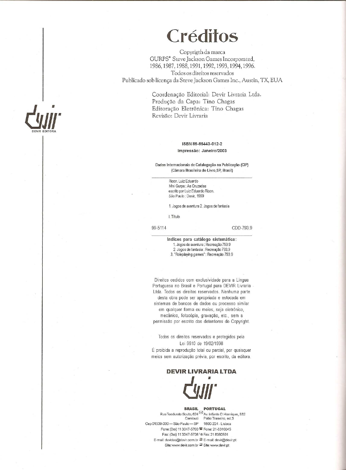 Mini GURPS - As Cruzadas - Geografia