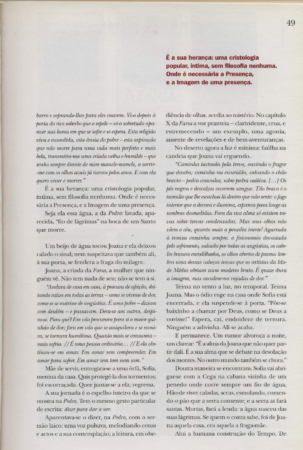 Sobre Raul Brandao Revista LER - Literatura Portuguesa