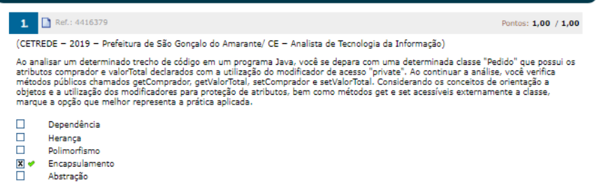 ProgramaÇÃo Orientada A Objetos Em Java Prova 01 Linguagem De Programação Java