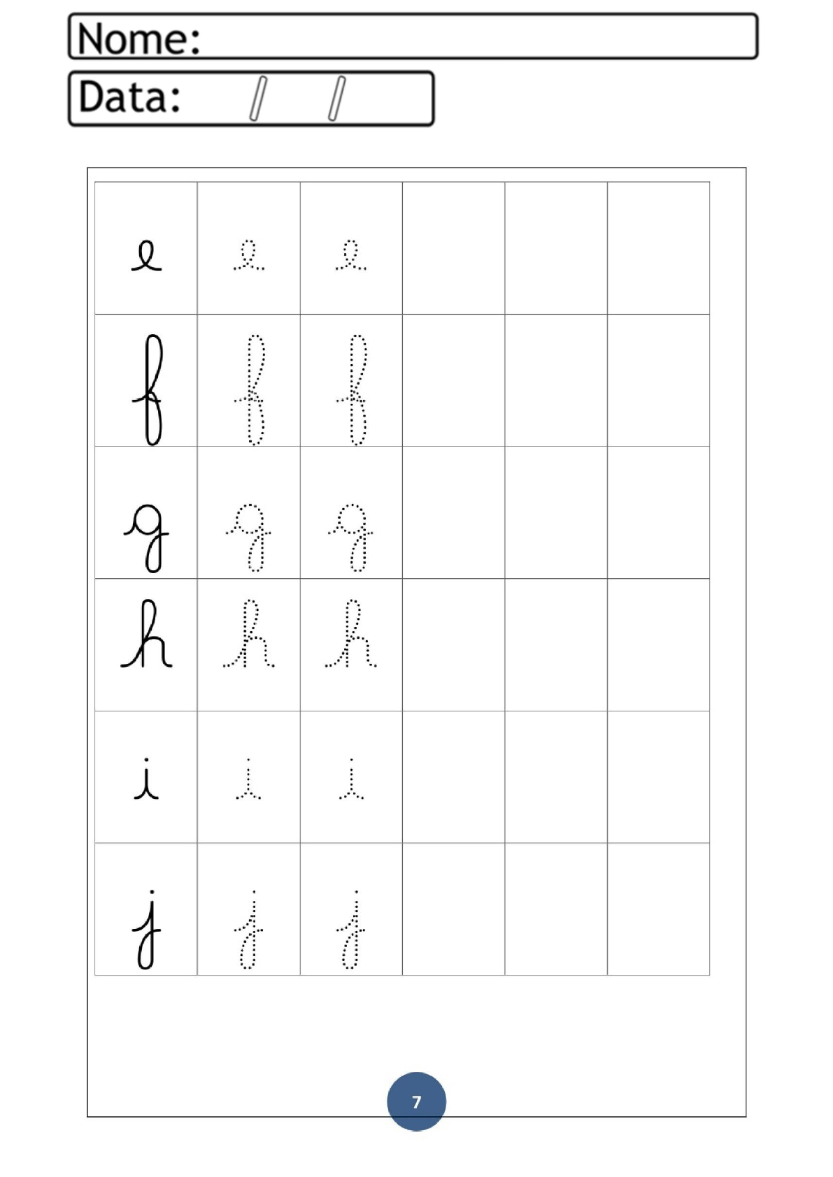 Alfabeto Cursivo Para Imprimir