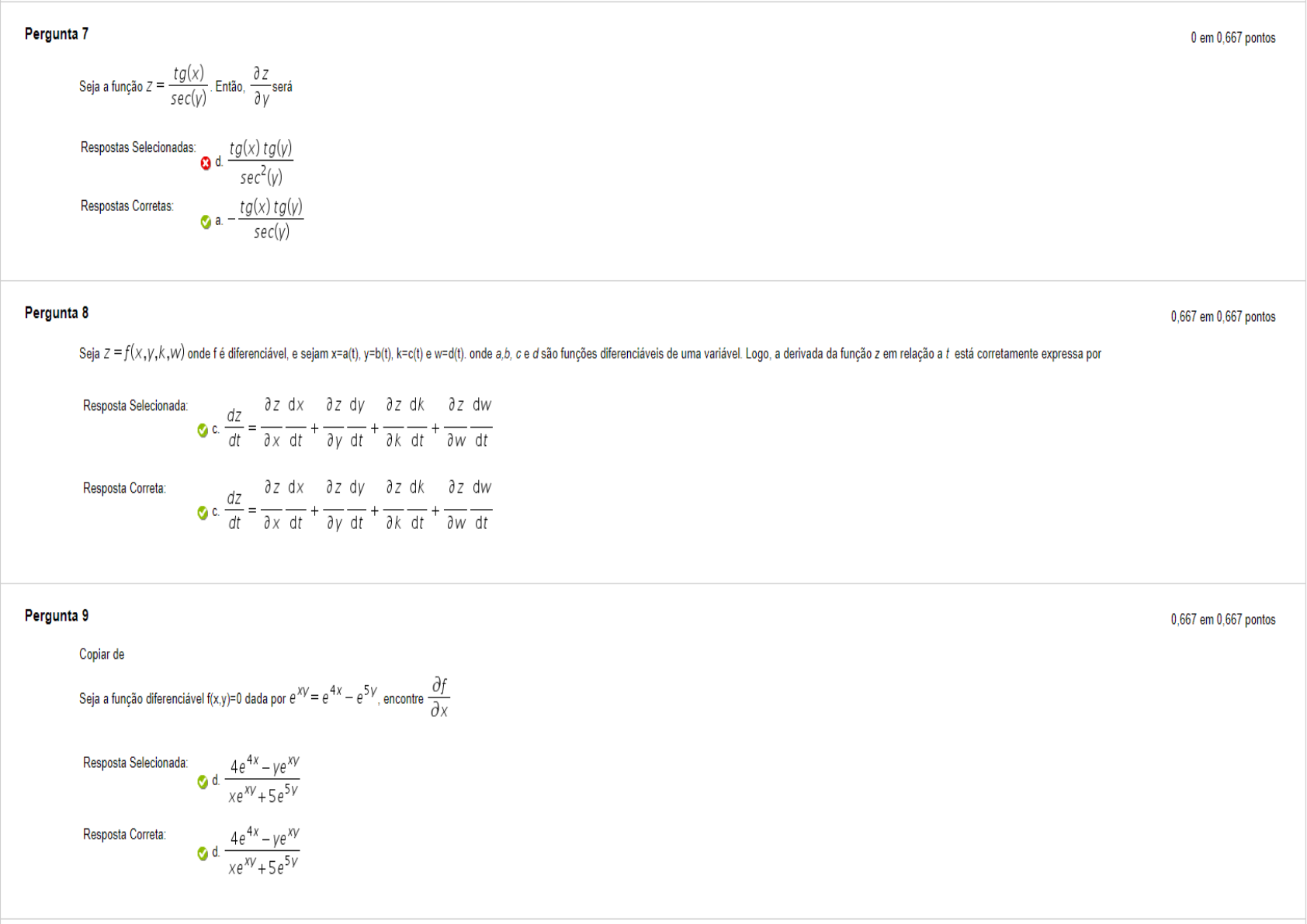Atividade A2 Calculo Aplicado Varias Variaves Derivadas Parciais ... Atividade A2 Calculo Aplicado Varias Variaves Derivadas Parciais ...