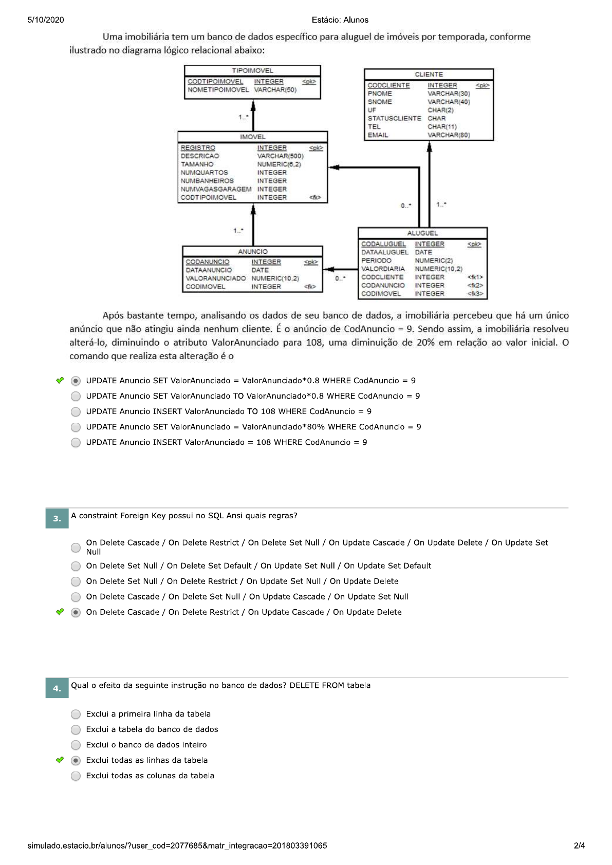 Implementação De Banco De Dados Aula 2 Implementação De Banco De Dados