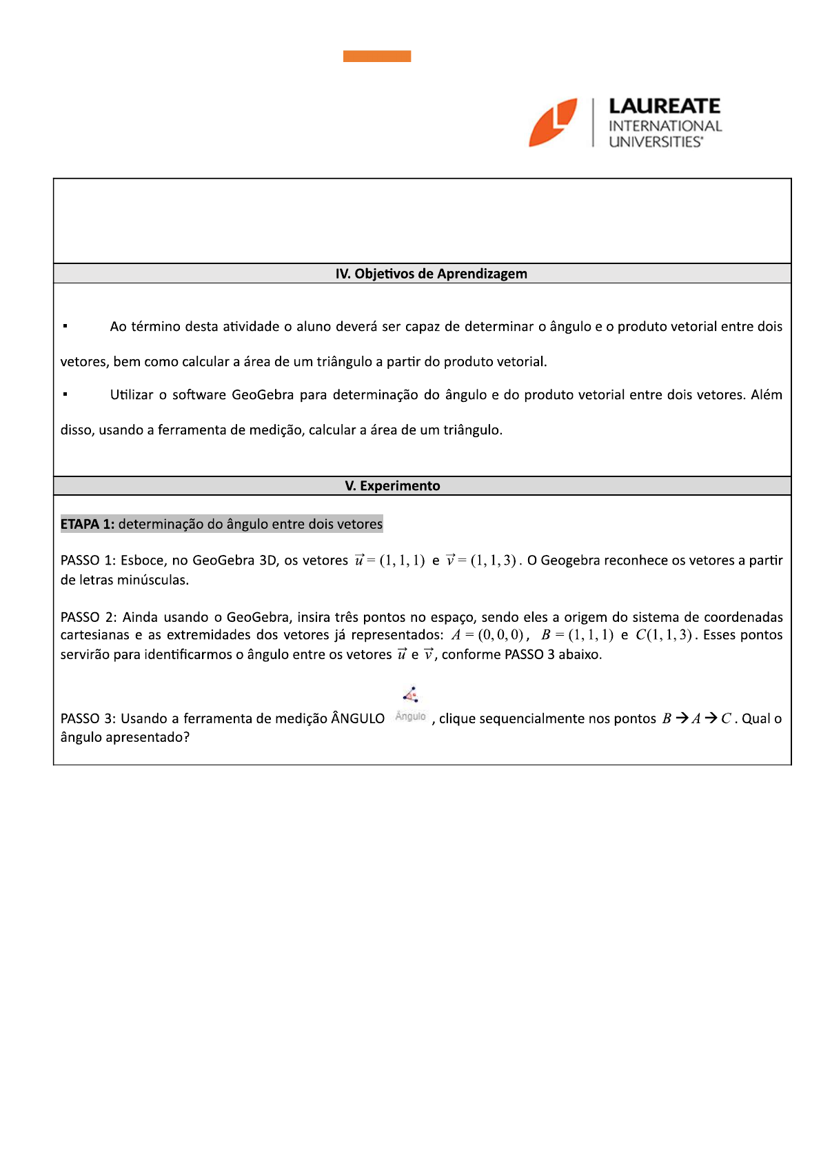 atividade 3 ALGEBRA LINEAR - Álgebra Linear Computacional
