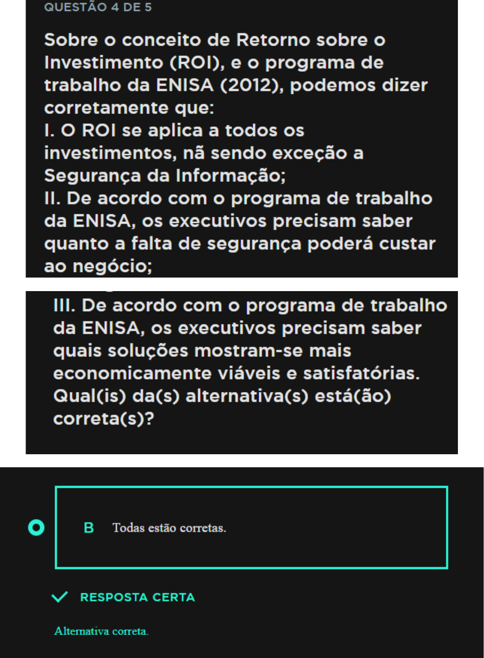 cap 4 - CyberSecurity vs. Information Security - RESPOSTAS - FIAP ... cap 4 - CyberSecurity vs. Information Security - RESPOSTAS - FIAP ...