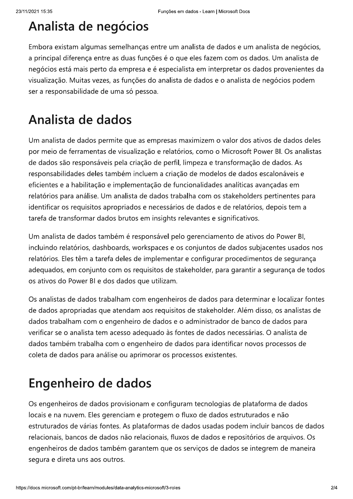 MODULO I - UNIDADE 3 - FUNCOES EM DADOS - Modelagem de Dados