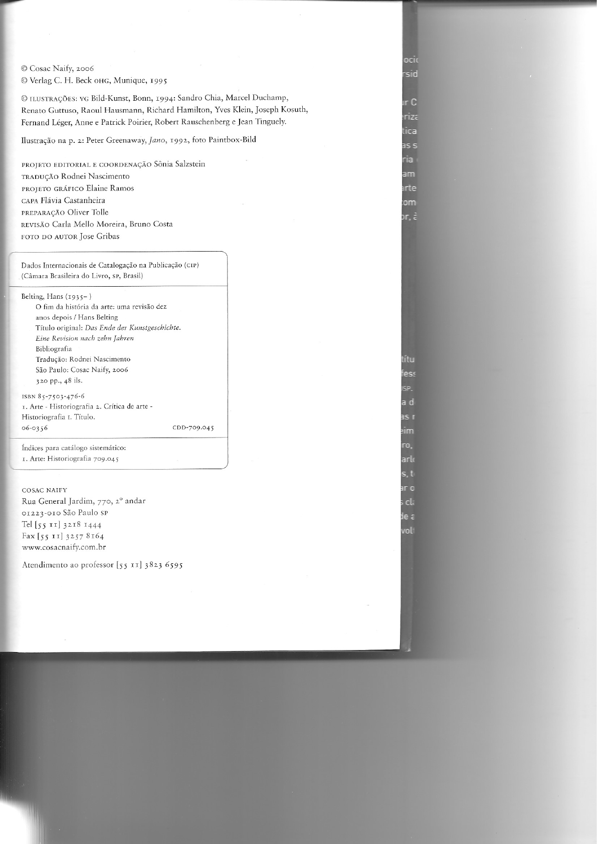 Hans Belting O Fim da Historia da Arte Epílogo - Historiografia da Arte