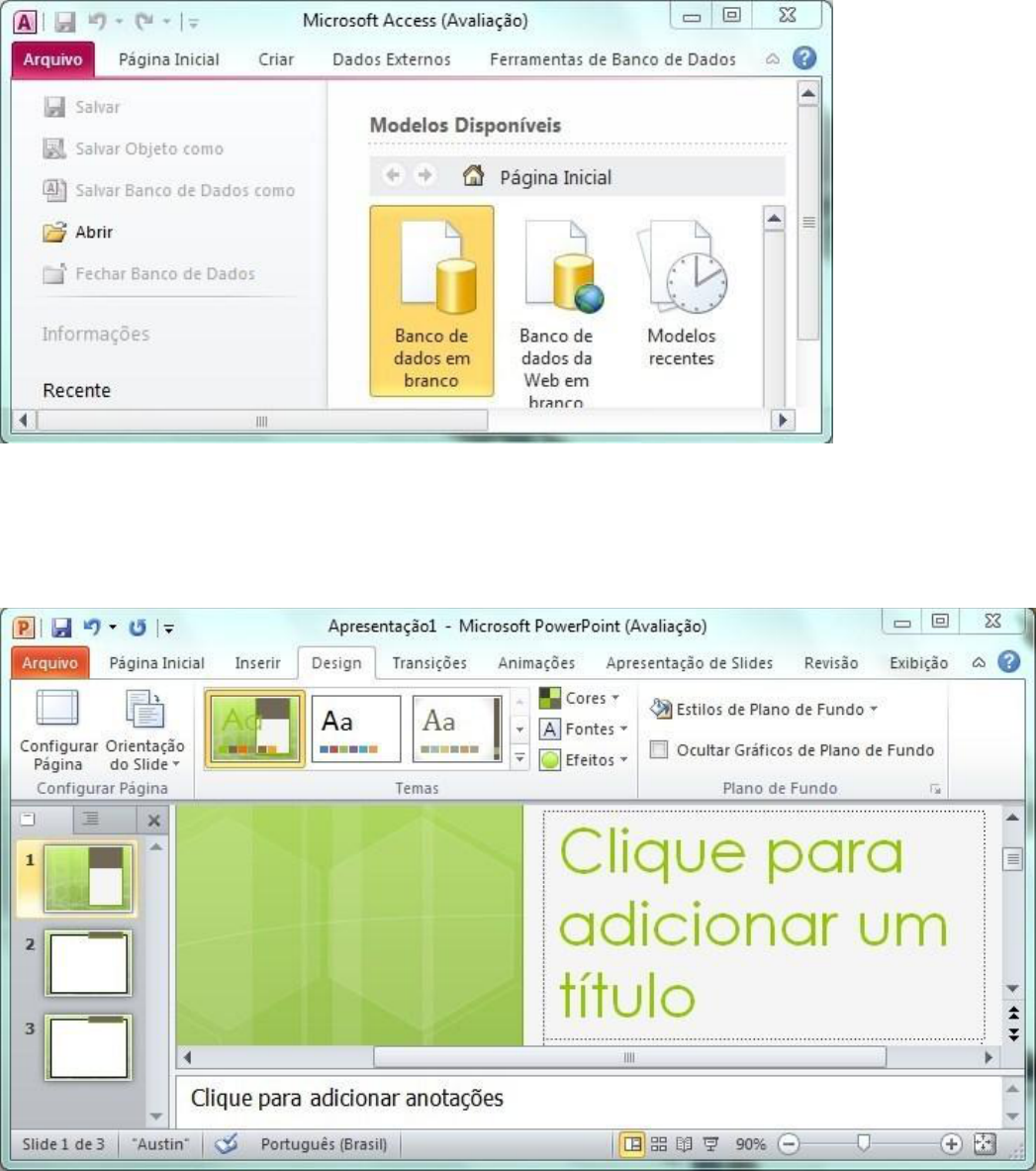 Edição de textos, planilhas e apresentações (ambientes Microsoft Office ...