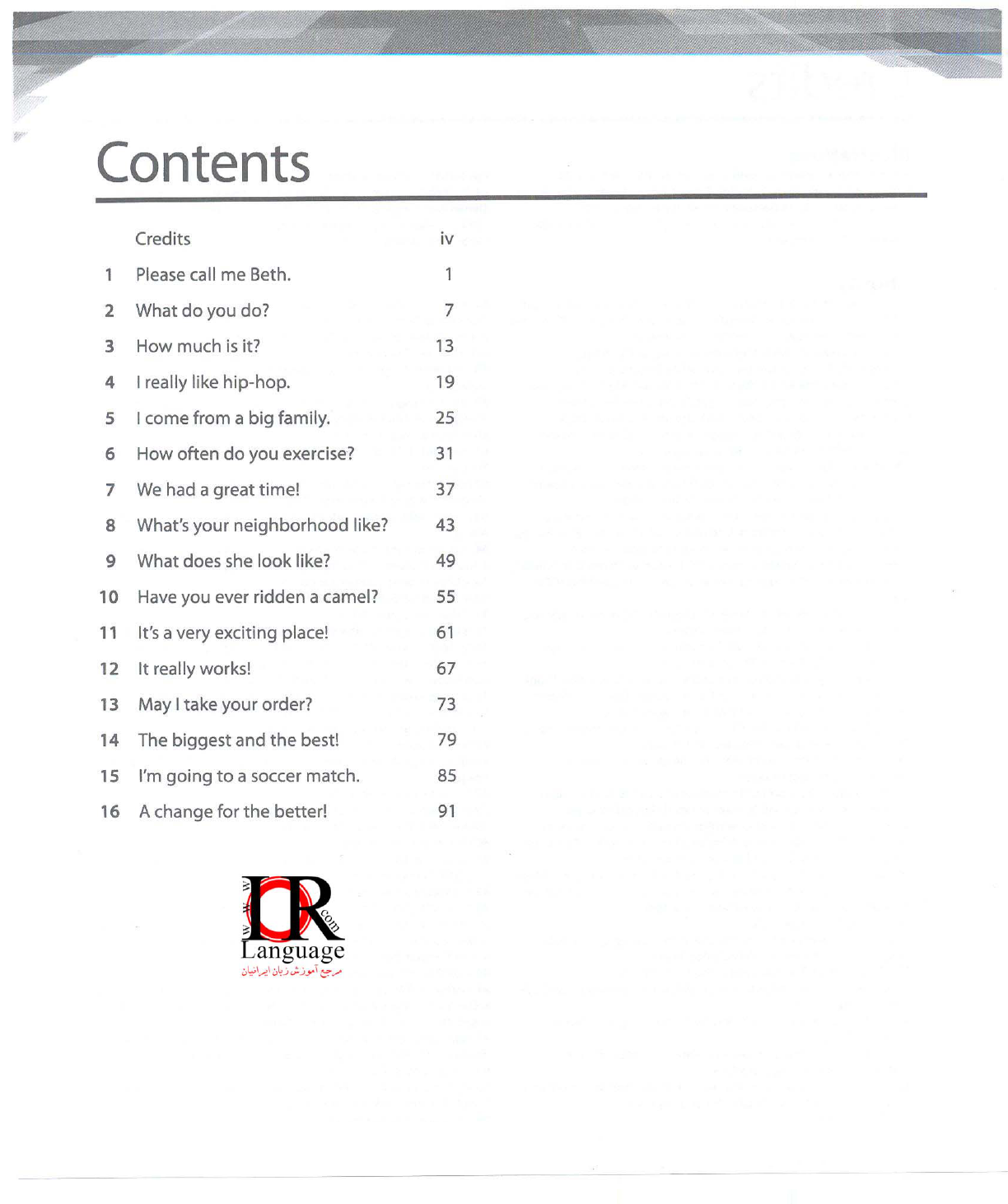 Interchange Level 1 - Workbook - Inglês