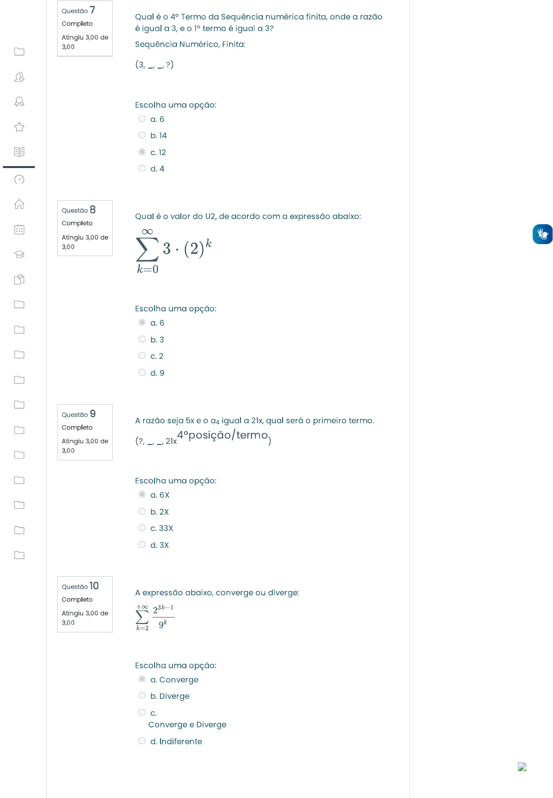 PROVA CALCULO NUMERICO - Cálculo Numérico PROVA CALCULO NUMERICO - Cálculo Numérico