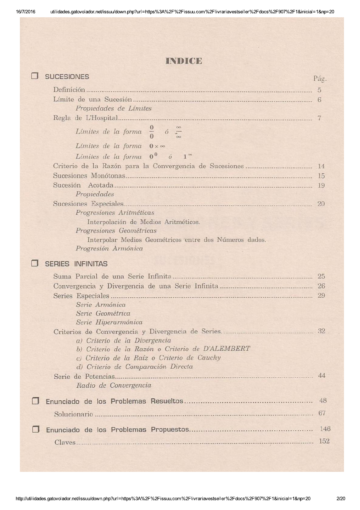 Cuzcano - Sucesiones y Series - Matemática
