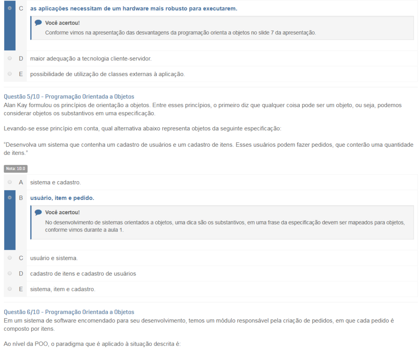 Atividade Prática Programação Orientada A Objetos Gabarito