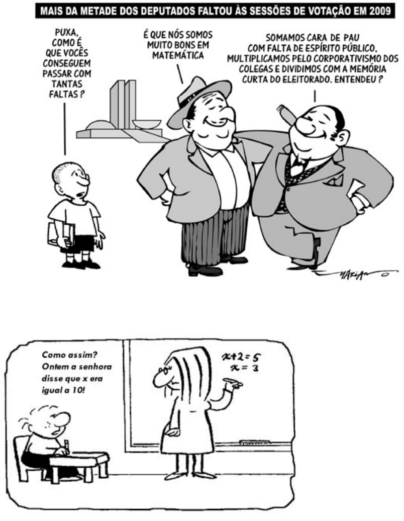 Tirinhas matemáticas - Matemática