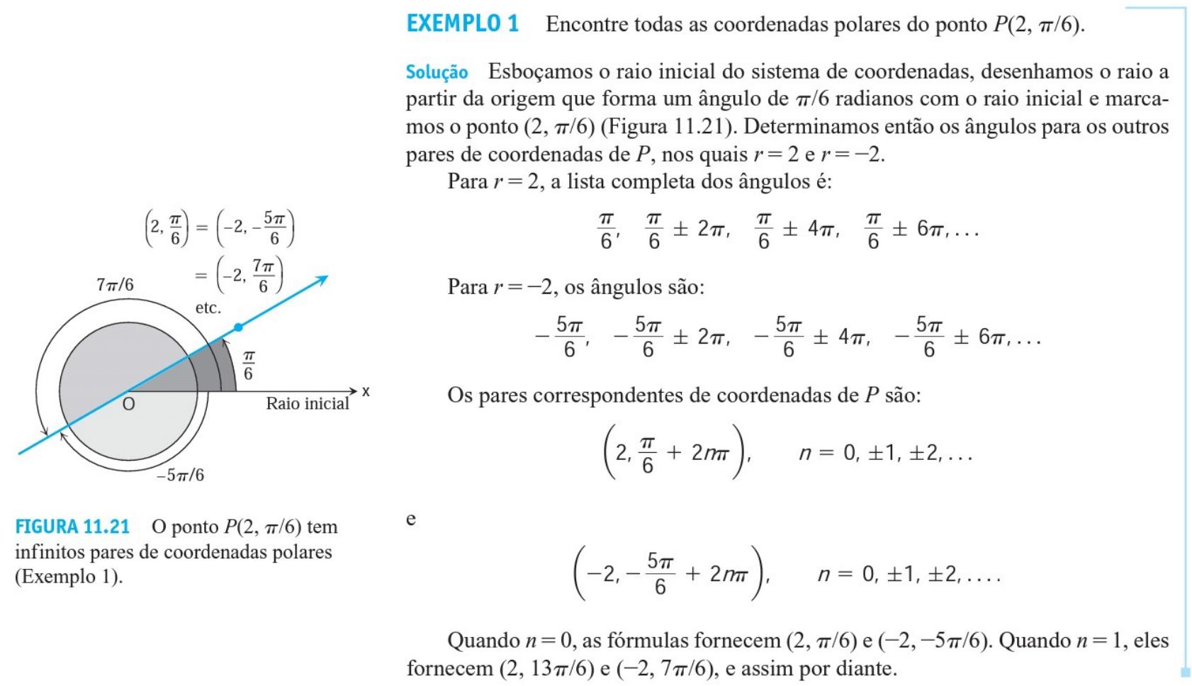 11.3 Coordenadas polares(Exercícios com teoria resumida e gabaritos ...