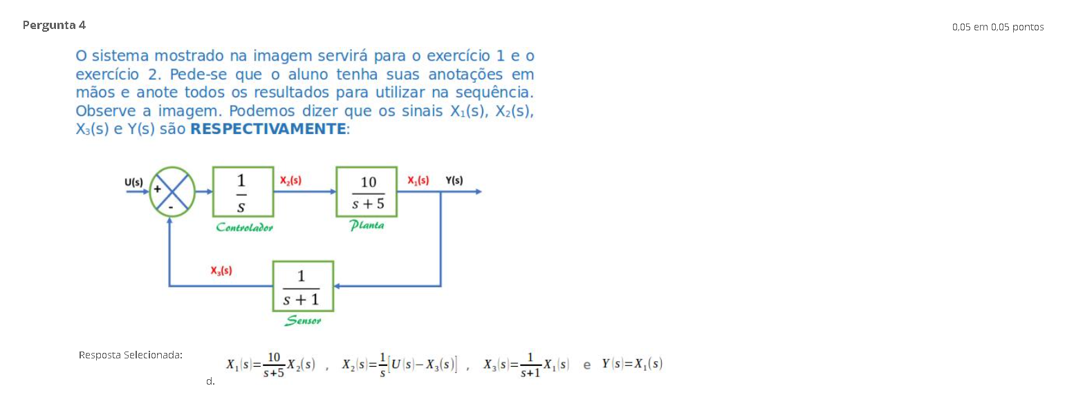 resposta as III - 3 - Modelagem e Controle de Sistemas Automatizados