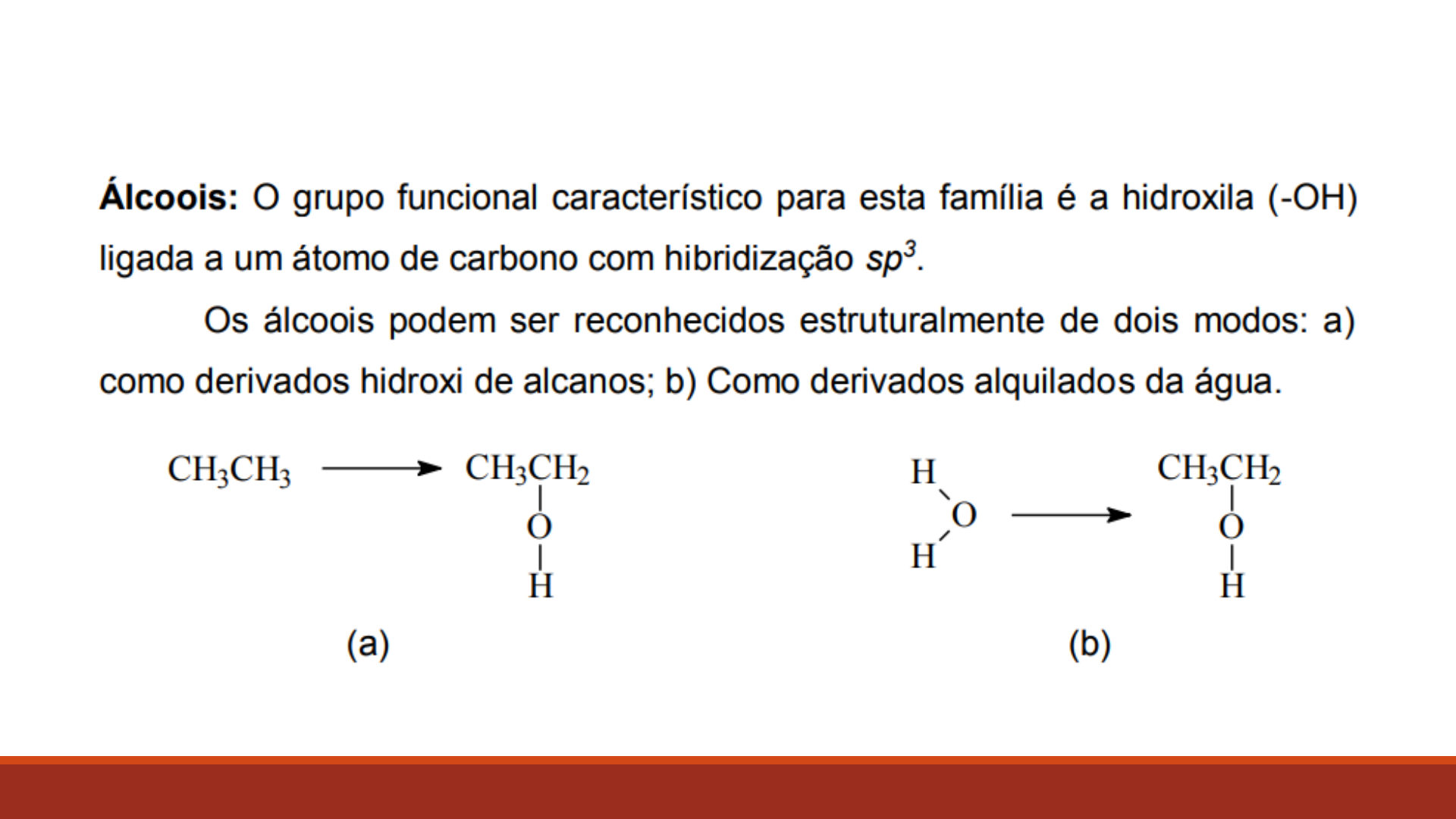 Funções Orgânicas - Química Orgânica I