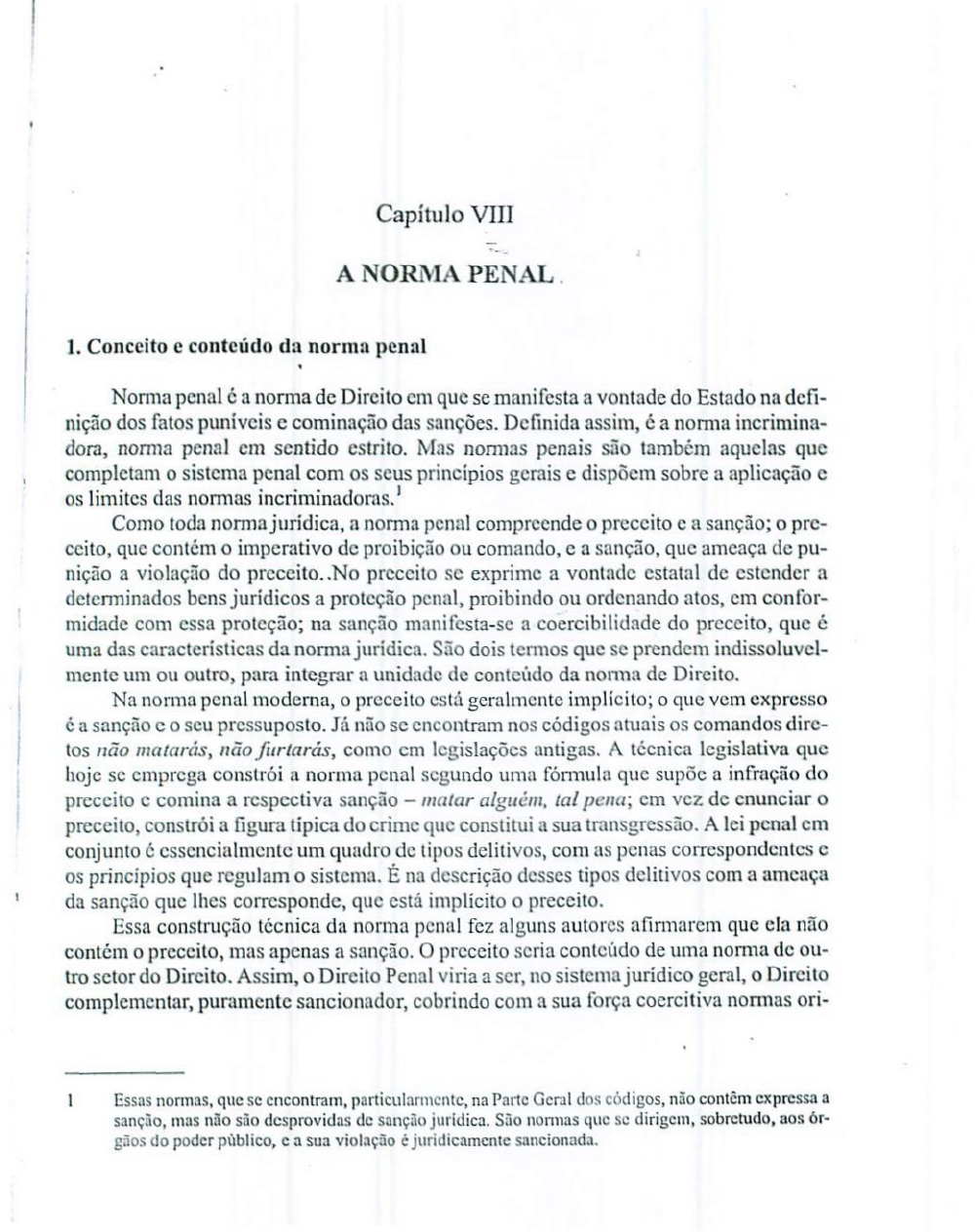 TEXTO 5 Aníbal Bruno Norma penal - Direito Penal I