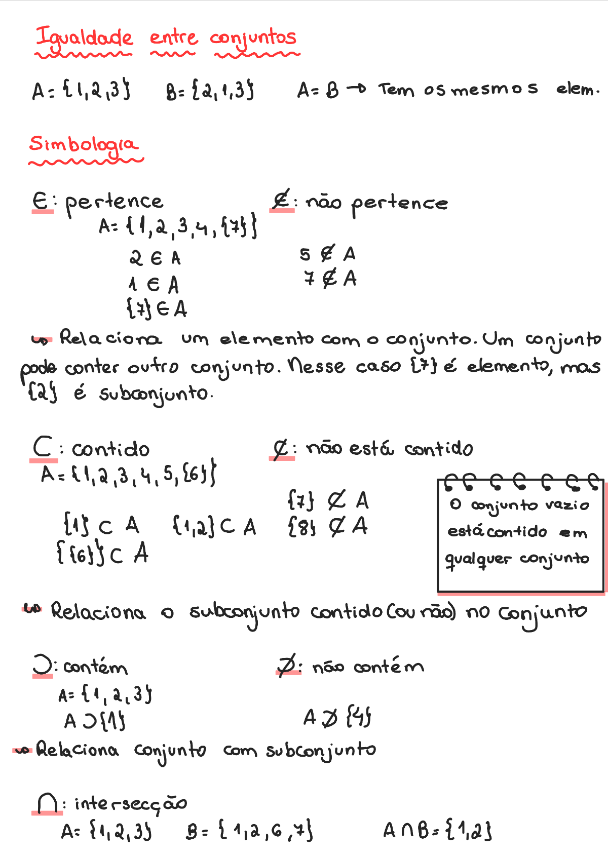 Conjuntos - Matemática
