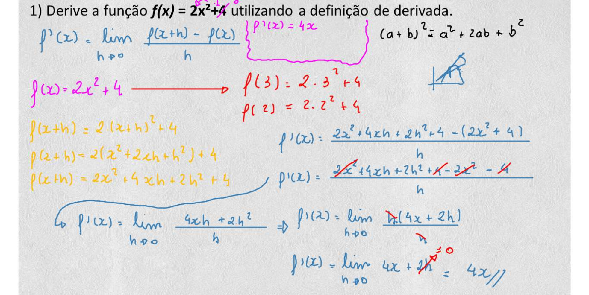 Semana 3 - Derivadas - Cálculo 1 - Cálculo I