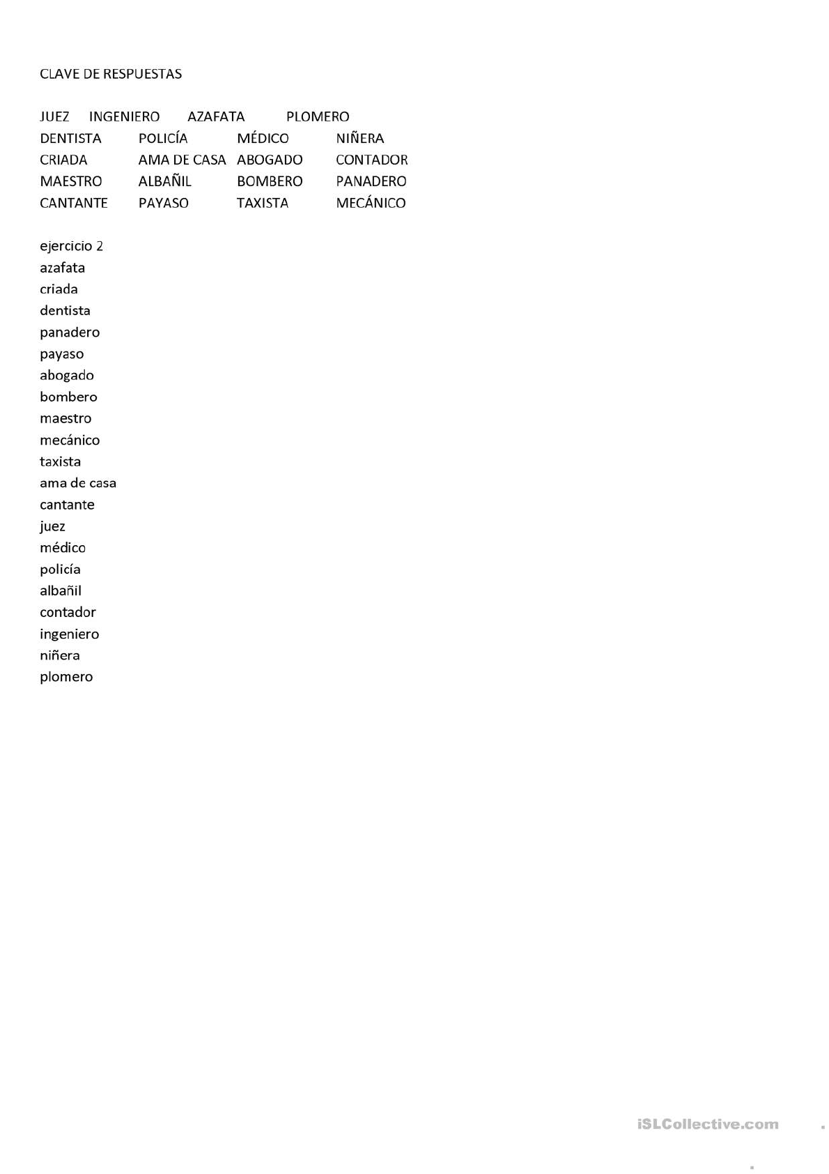 Hojas De Trabajo De Vocabulario En Formato Pdf