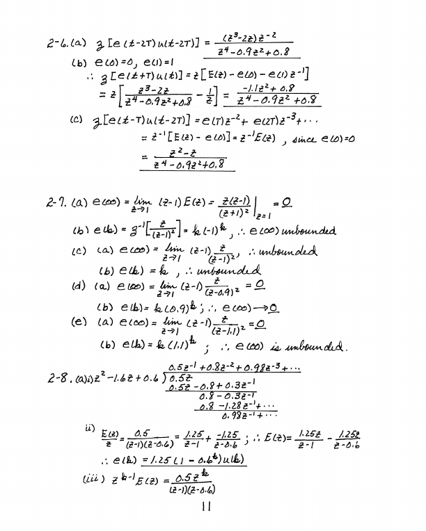 Solution Digital Control System Analysis and Design 3E - Charles ... Solution Digital Control System Analysis and Design 3E - Charles ...